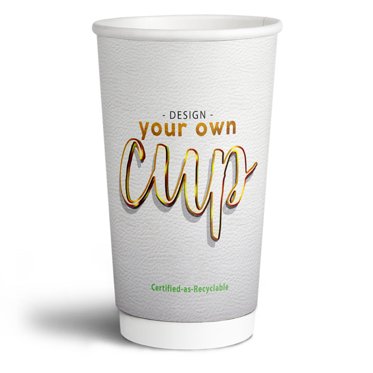 20 Oz Recyclable Double Wall Paper Cup Cup Print